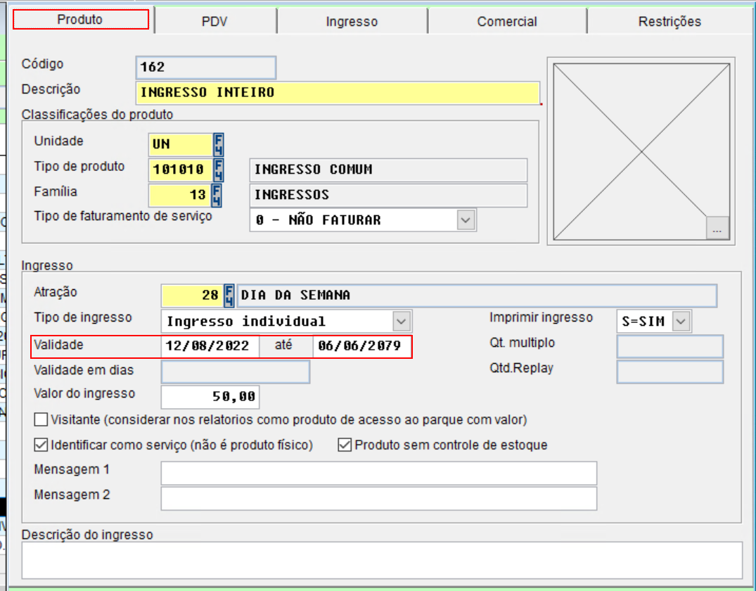 Controle de Data de Visita